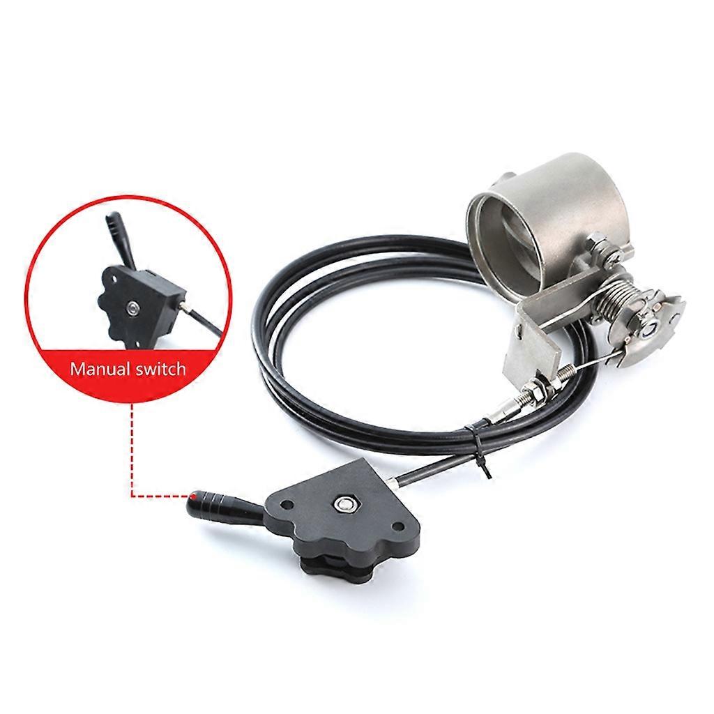 Stainless steel Variable Exhaust Control Valve Set Vacuum Actuator 51mm ...