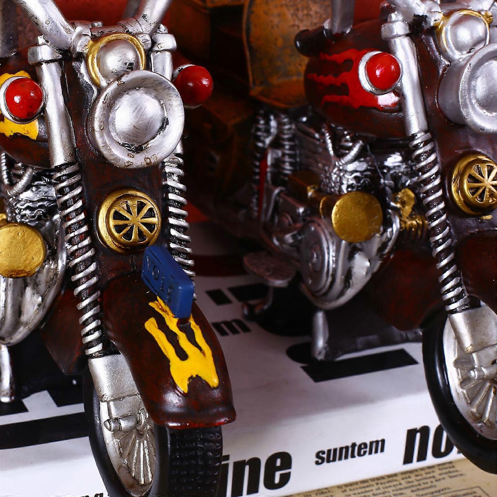 2024 New Motorbike Miniature Vehicle Decor, Resin Motorcycle Vehicle ...