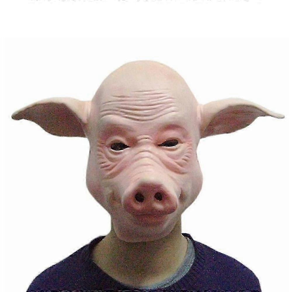 Pig Mask Rubber Costume Mask Costume Fancy Rre-Ribn | Fruugo UK