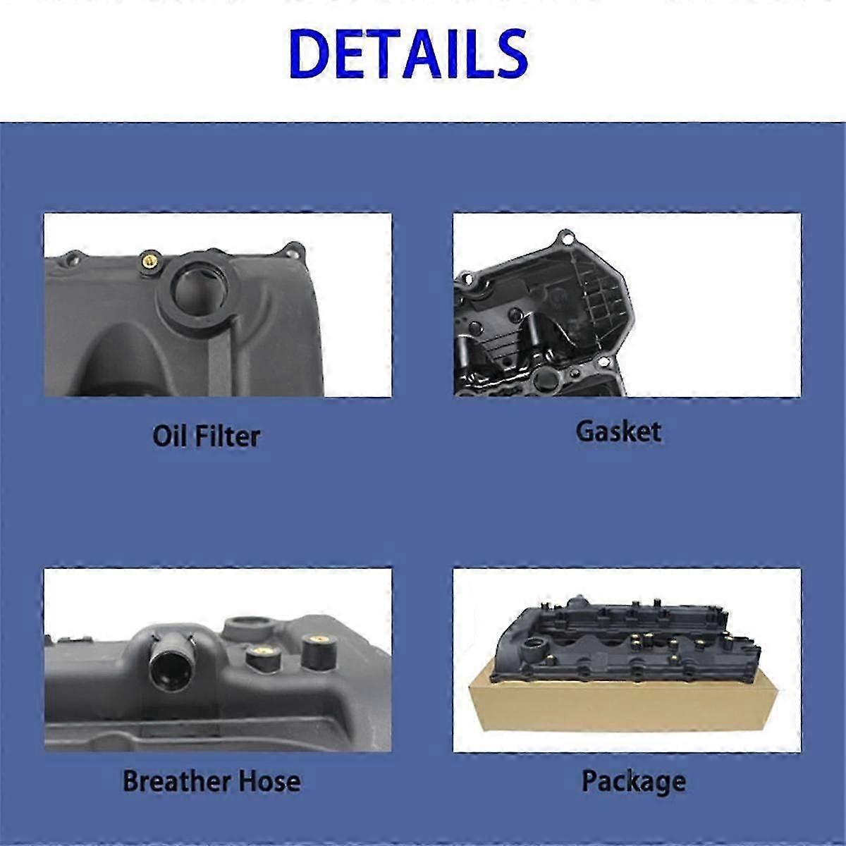 Engine Valve Cover 1035B313 and Gasket for L200 KK1T KK2T KL1T KL2T ...