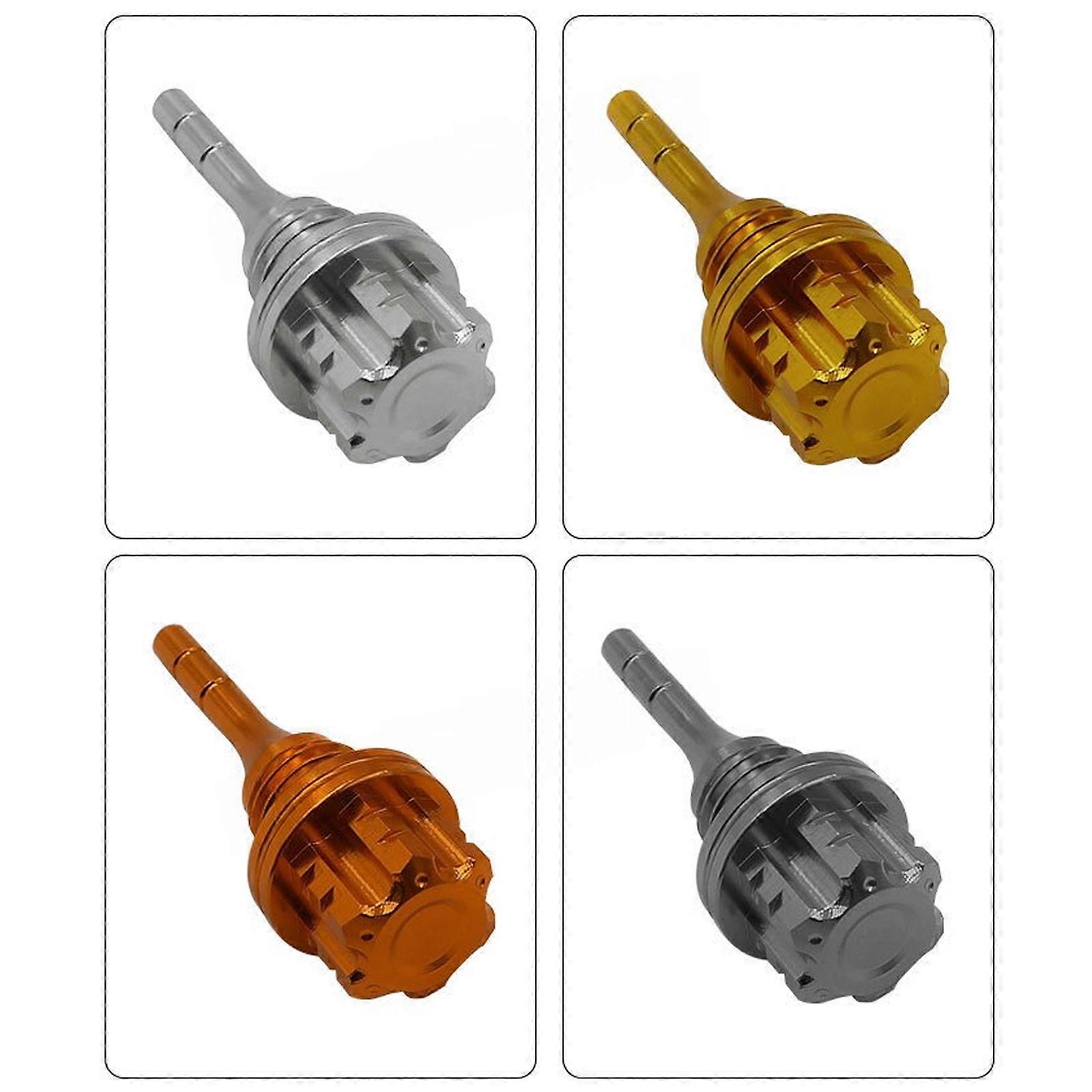 Motorcycle Engine Oil Dipstick Aluminum Hexagonal Oil Dipstick Dip ...