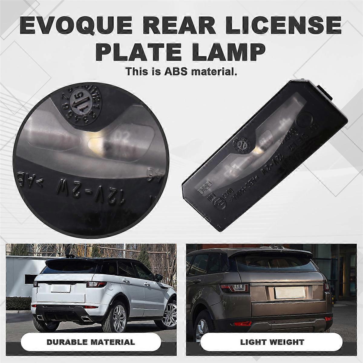LR025837 Car Rear License Plate Lamp for Evoque L538 2011-2018 | Fruugo UK