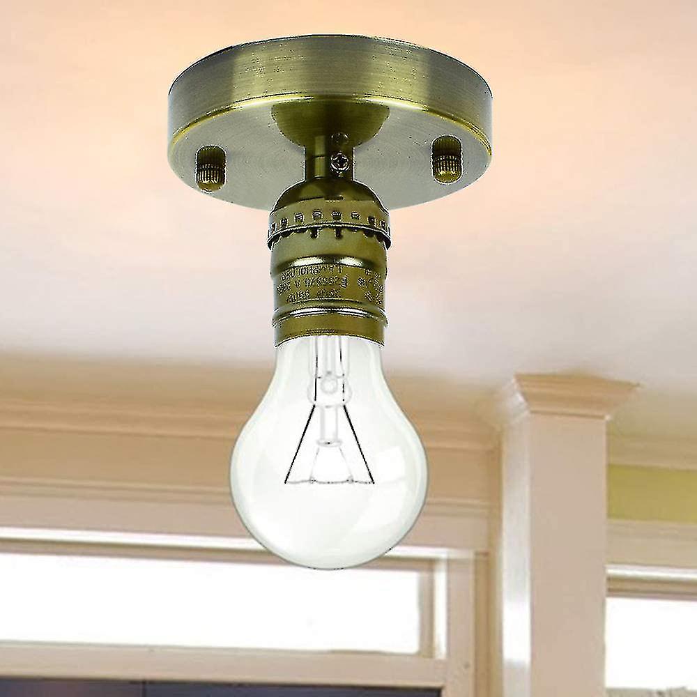 Vintage Ceiling Light Base Industrial Mount Wall Light Stand Pendant ...