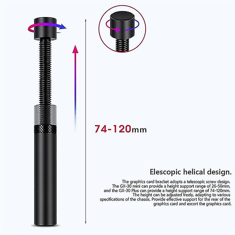 Graphics Card Gpu Holder Support Adjustable Telescopic Screw Aluminum ...