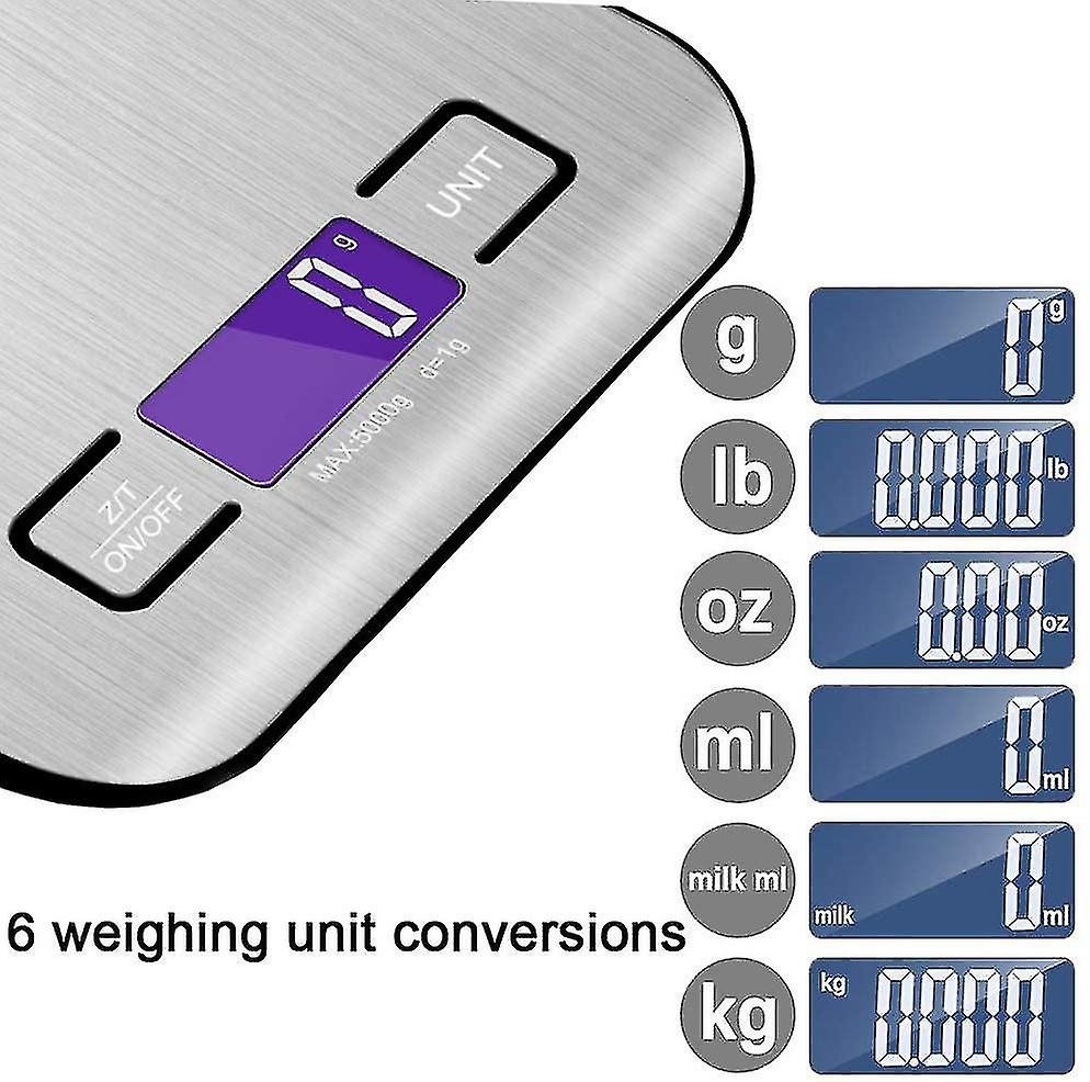 Digital Precision Kitchen Scale, Electronic Kitchen Scale, Tare ...