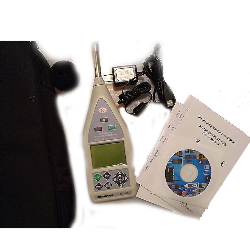 Tenmars St-107 Class2 Integrating Sound Level Meter Noise Meter Measurement Range 70~133 Dbc ...