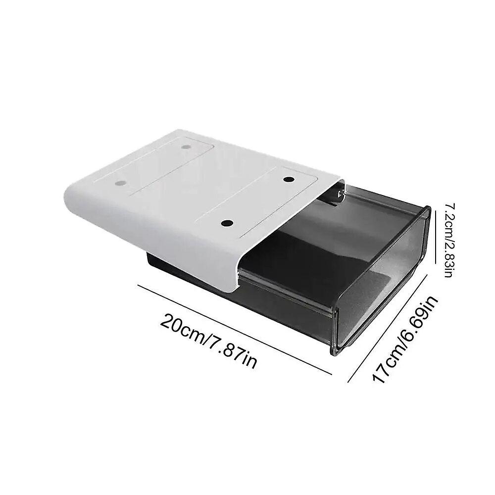 Under Table Drawer Mount Self-adhesive Attachable Drawer Slide-out ...