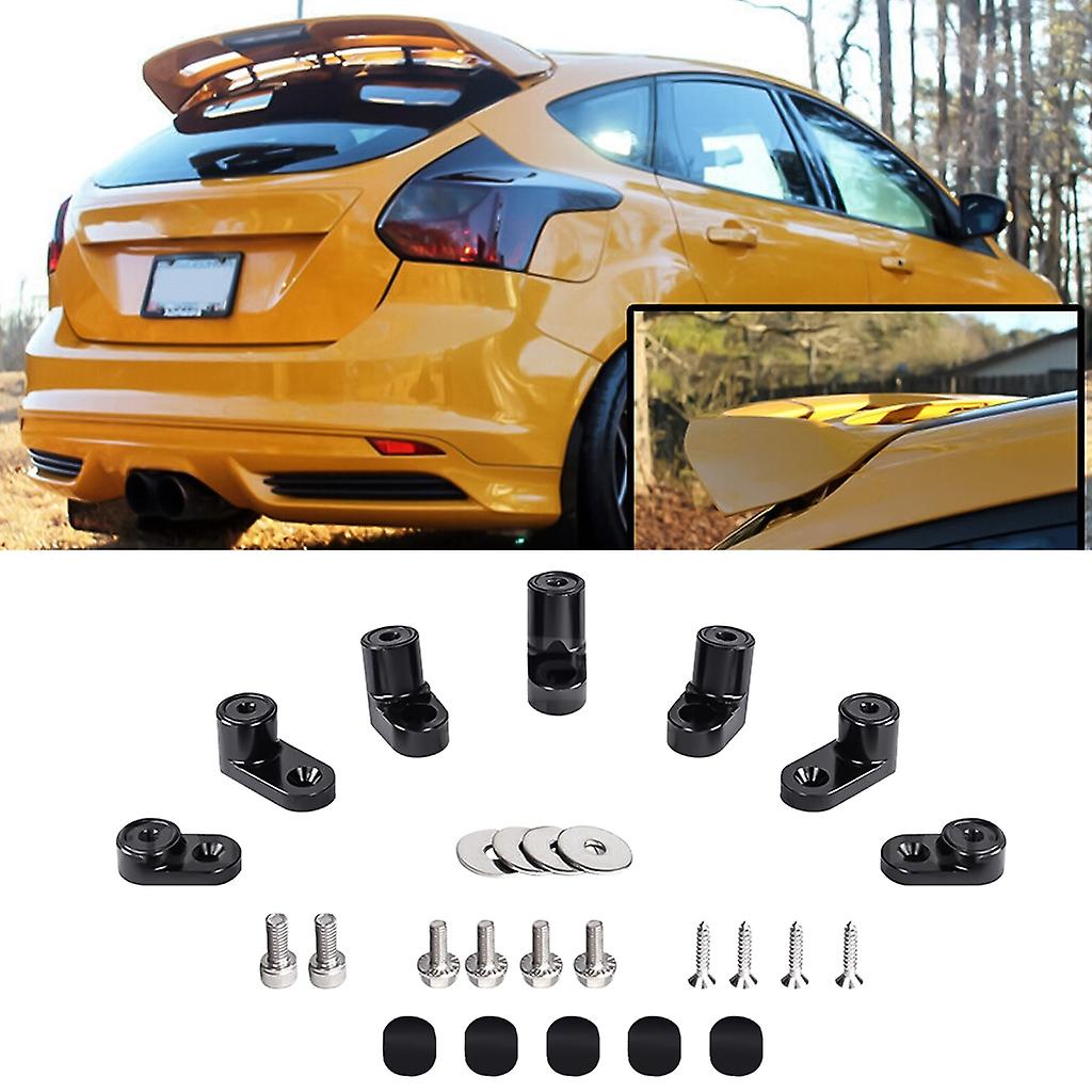 Industrial Grade Rear Wing Spoiler Risers Extender Kit Bolt-on Type Car ...