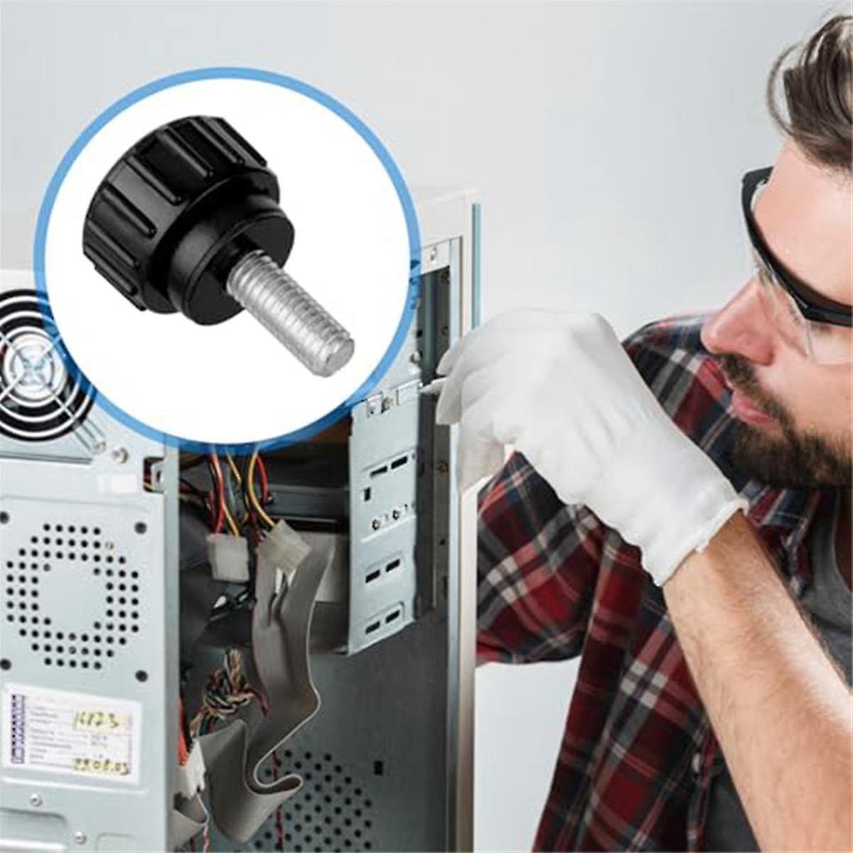 10 Pcs Thumb Screws, Mount Screws M 4 X 10 Mm Knurled Thumbscrews With ...