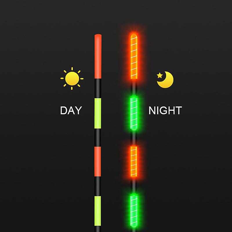 Electronic Luminous Fish Float Long Vertical Luminous Night Lighting ...