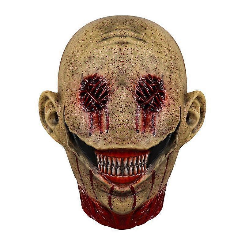 Bloody Creepy Headgear Halloween Horror Face Evil Scary Clown Costume ...
