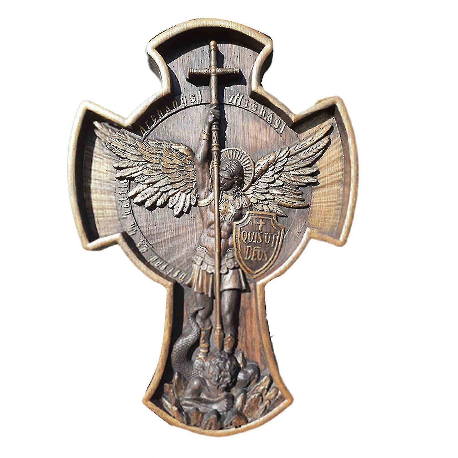 Archangel Mike Statue Resin Crafts | Fruugo UK