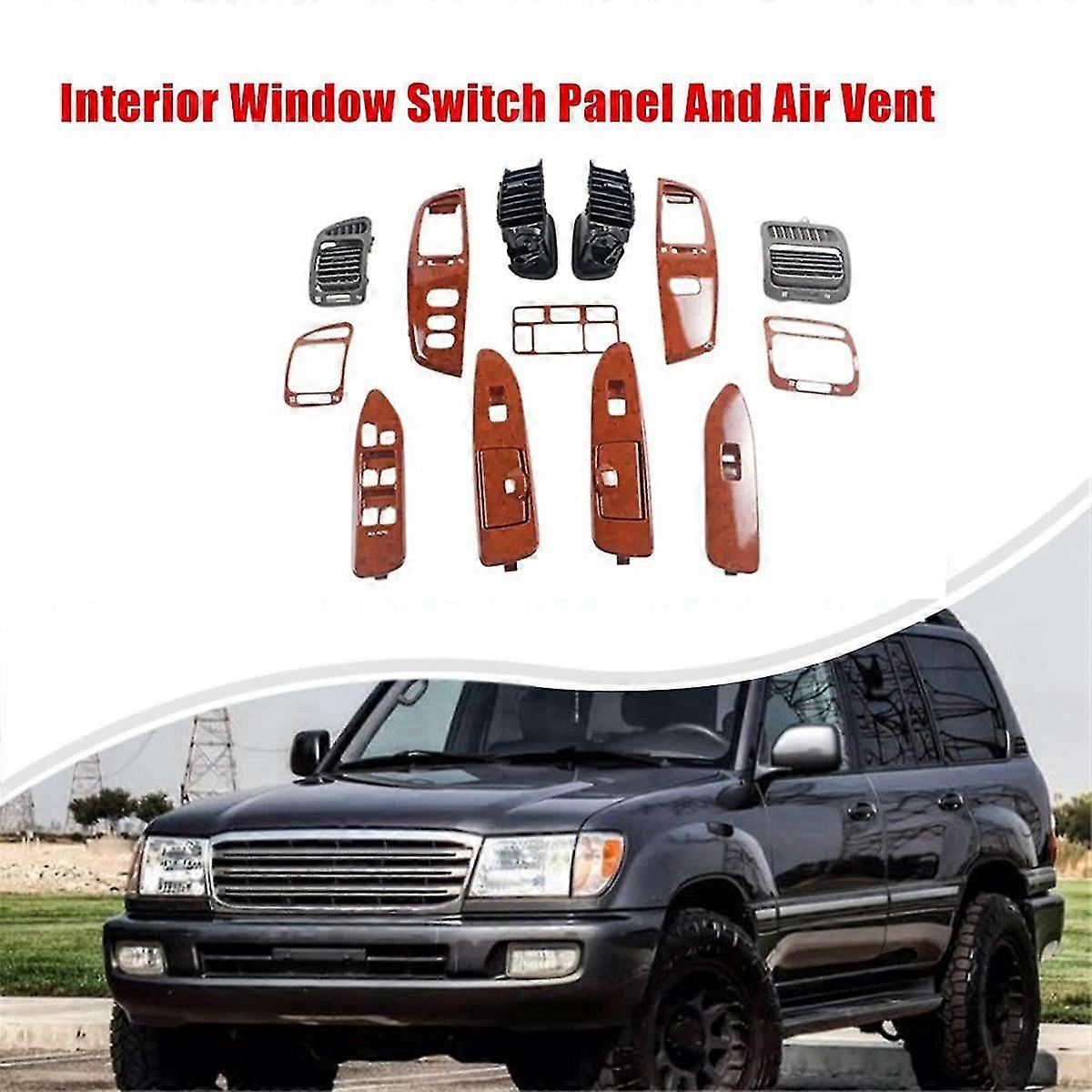 Car Interior Window Switch Panel Dashboard Air Vents for Land Cruiser ...