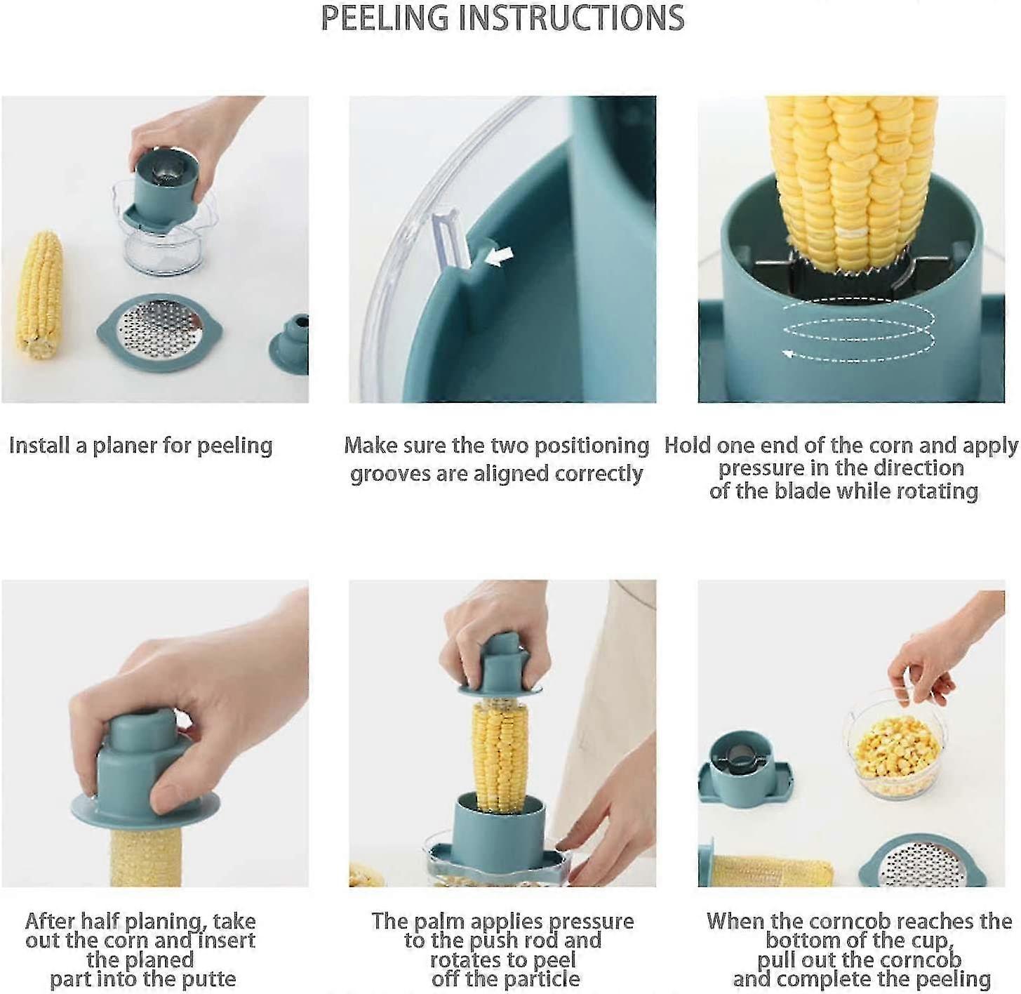 1 Pcs Corn Kernels Peeling Machine - Stainless Steel Corn Thresher ...