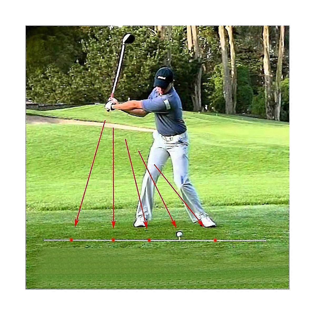 Golf Swing Corrector Plane Trainer Golf Swing-plane Training Aid Golf ...