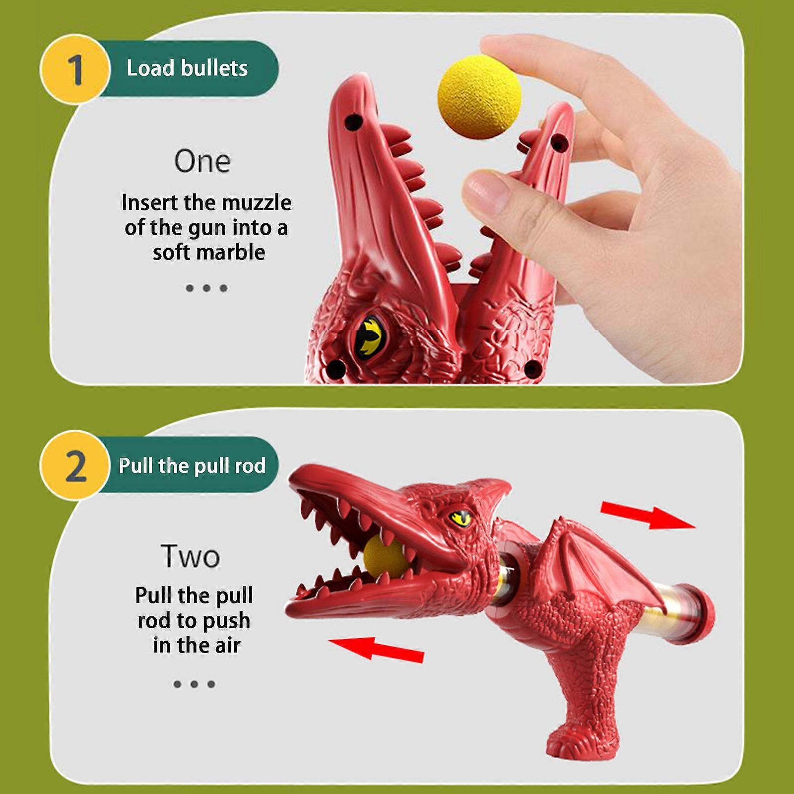 Universal Rotating Spray Dinosaur Kids Shooting Soft Dinosaur Model ...