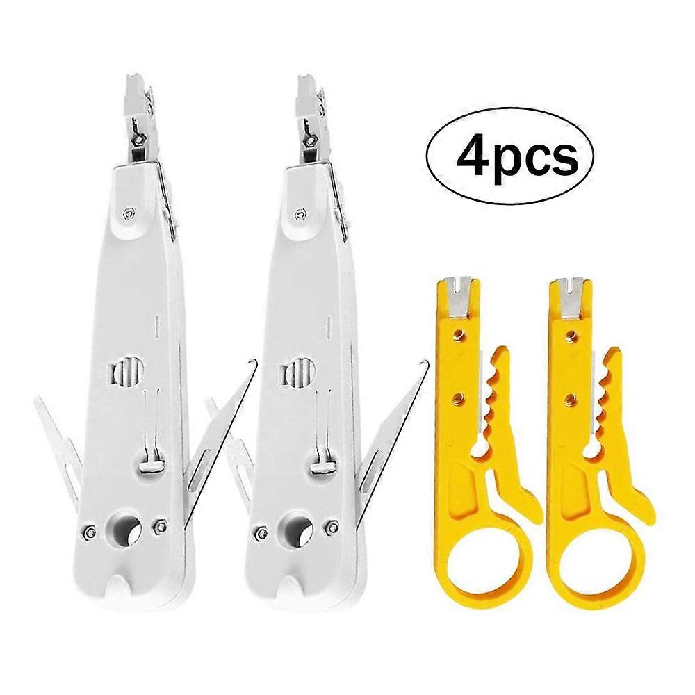Professional Punch Down Tool RJ45 RJ11 Cat5E Cat6 Network Phone Cable ...