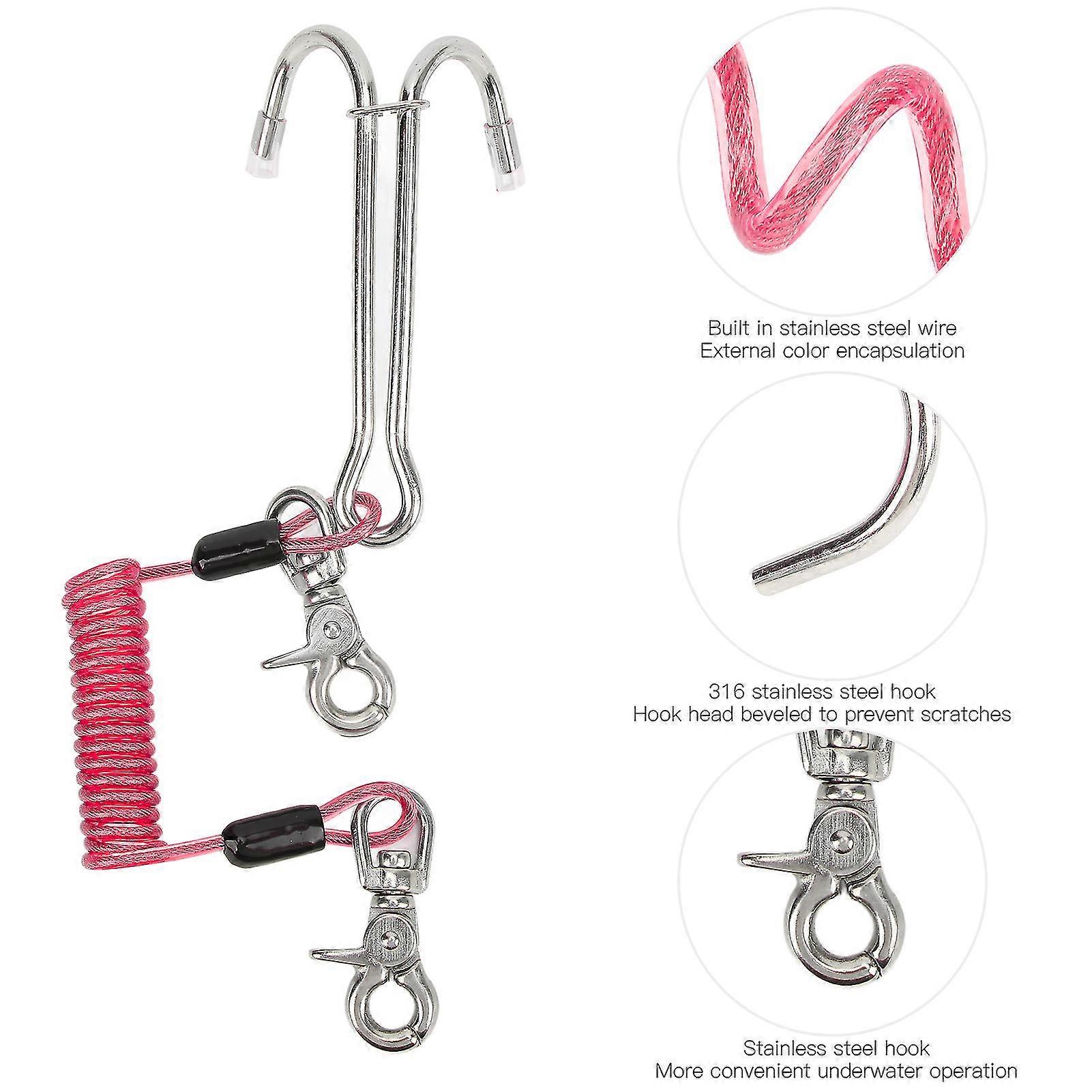 Double Reef Hook Drift Hook 316 Stainless Steel Double Reef Hook Diving ...