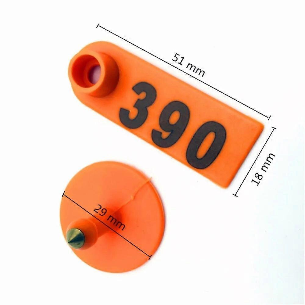 Sheep Ear Tag NO.001-300 Digital Numbering Identificationd Sheep Ear ...