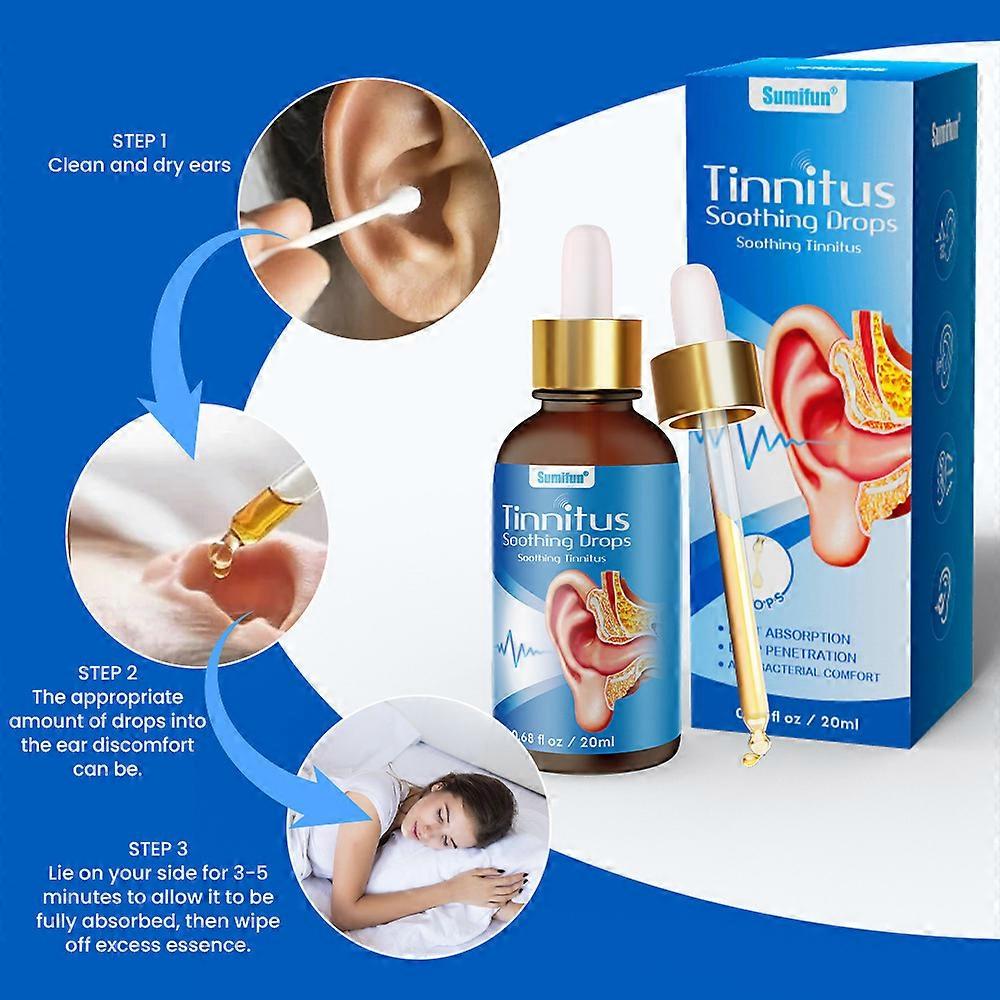 Tinnitus Relief for Ringing Ears, Natural Herbal Blend, Support Ear ...