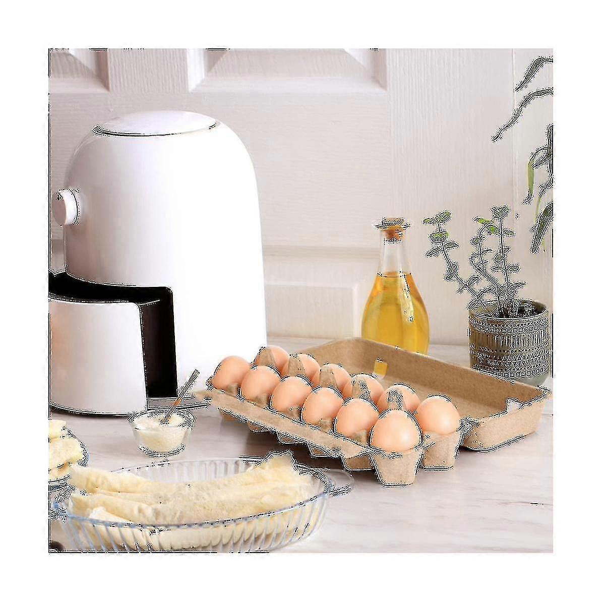 20pcs Cardboard Egg Cartons Blank Paper Pulp Egg Cartons One Dozen Egg ...