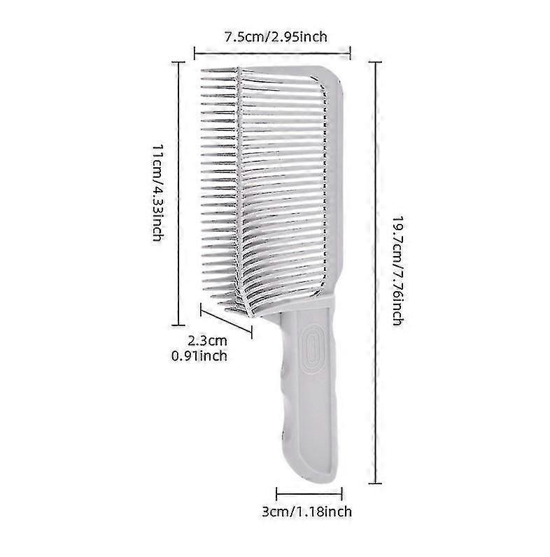 Barber Comb for Men, Fading Combs with Gradient Design, Curved ...