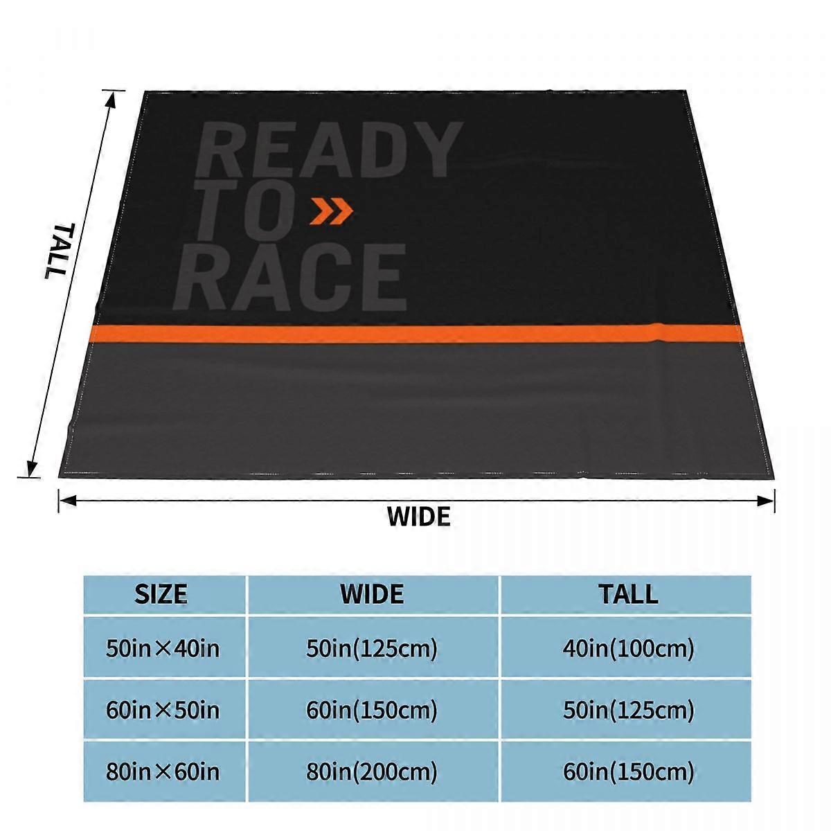 Ready To Race Blanket Soft Fleece Warm Flannel Enduro Cross Motocross Bitumen Bike Life Throw ...