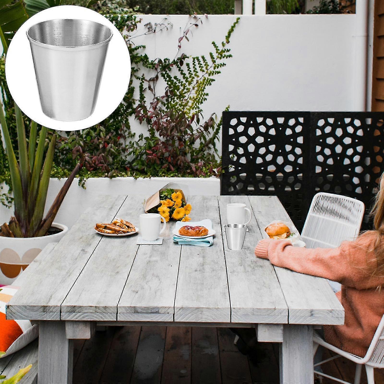 12pcs Stainless Steel Shot Cups Portable Drinking Tumbler Spirits Cup ...