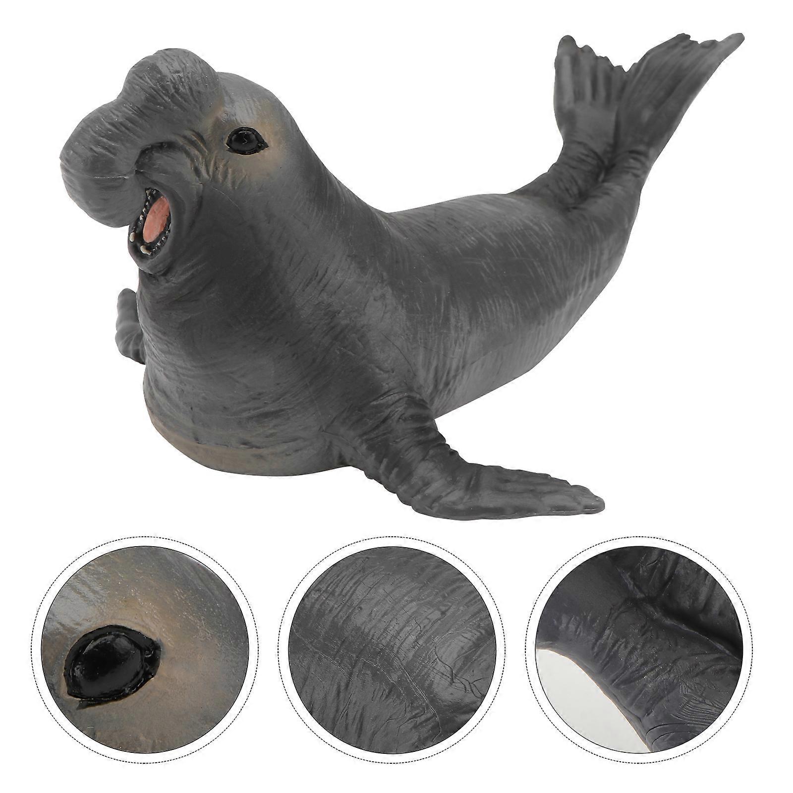 1pc Simulation Animal Model Elephant Seal Children's Edcational Toy ...