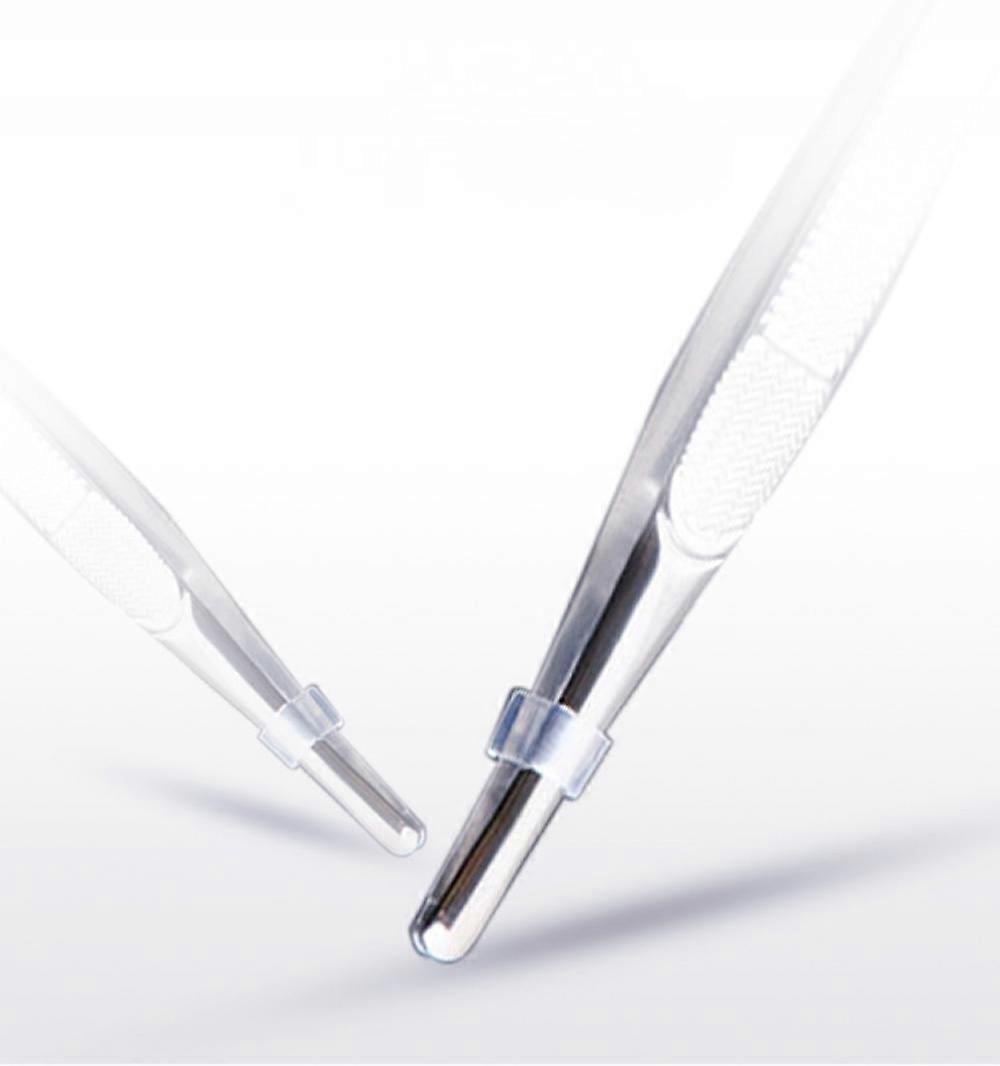 Stainless Steel Round Tip Tweezer Eyebrow Hair Removal Tweezer Makeup Cosmetic Tool Blunt Tip ...