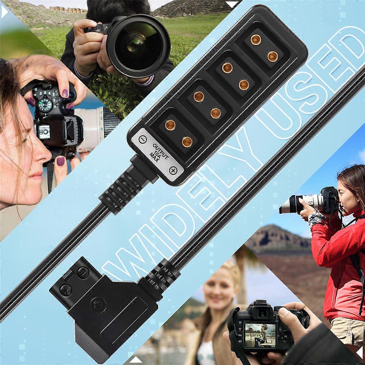 Male D-Tap B Type Power Dtap Tap To 4 Female P-Tap Ptap Hub Adapter ...