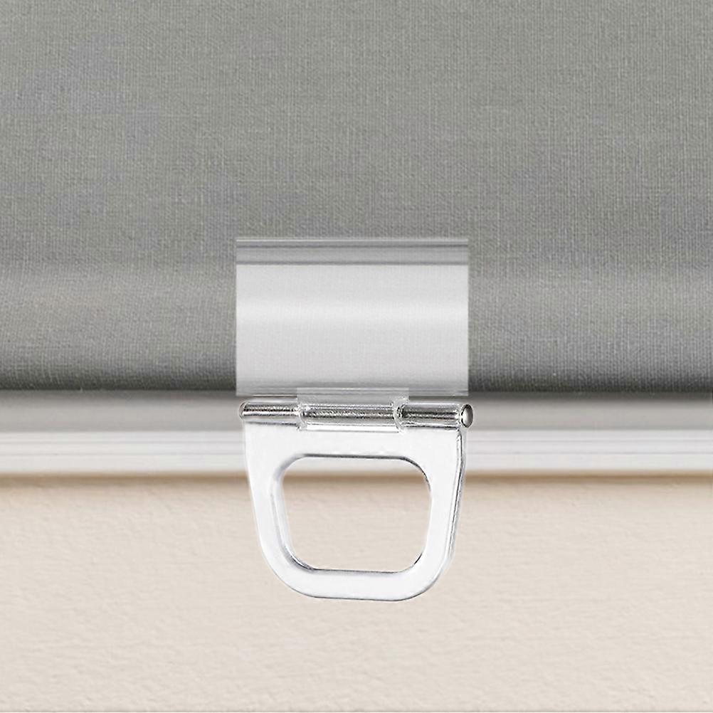 2pcs Roller Shade Pull Clips Cordless Handle Clamps Transparent Grips ...