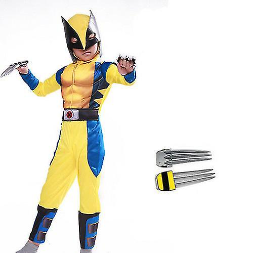 Wolverine Cosplay Costume Tight Muscle Suit Fancy Party X-men | Fruugo UK