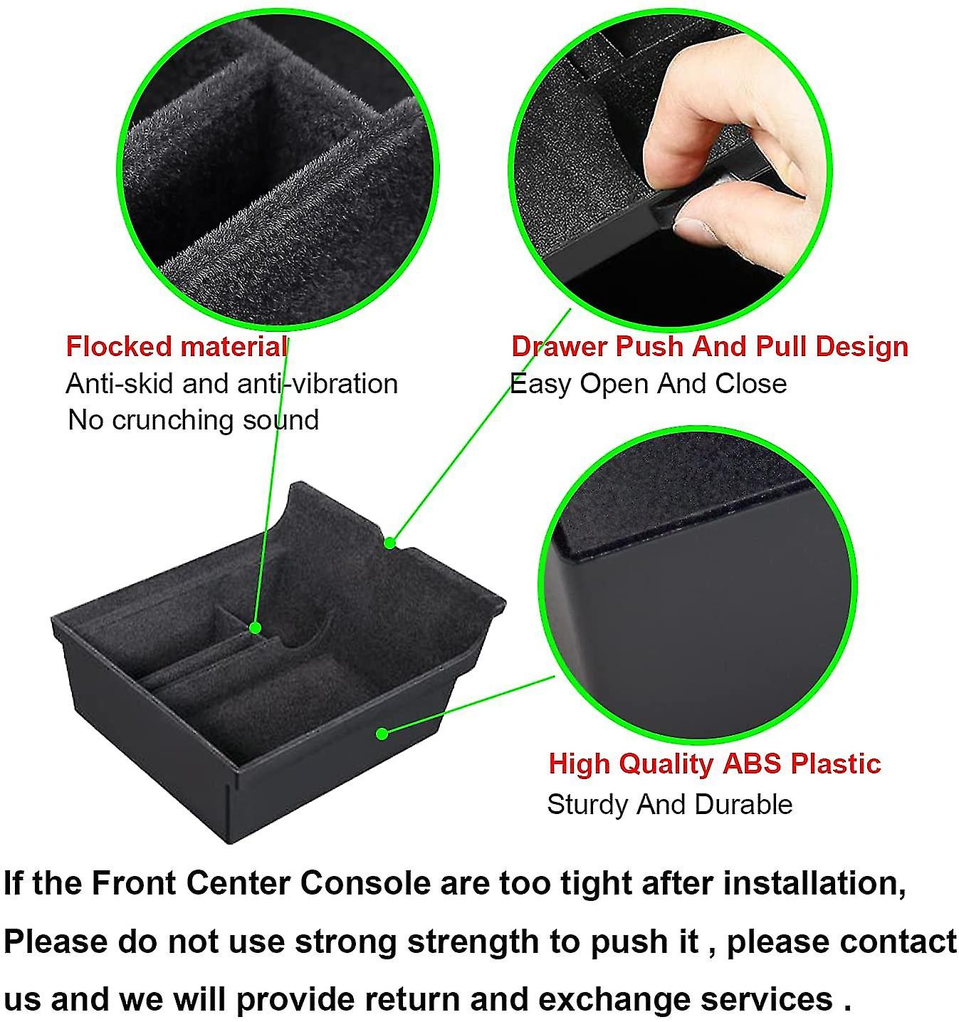 Til Tesla 3 2022 Y 2023 Stora Box Center armlæn skjult boks H ...
