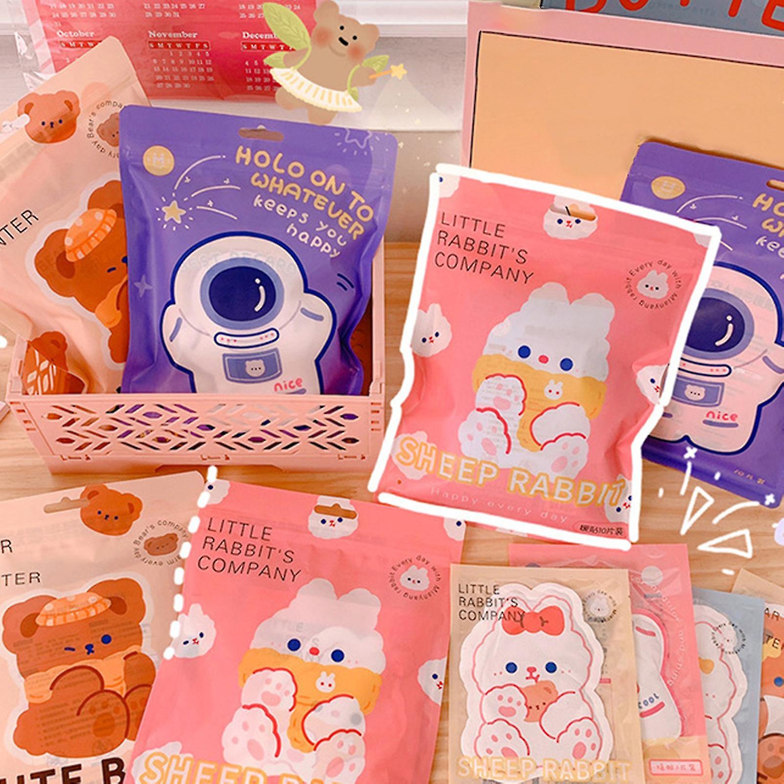 5pcs Warm Stickers Cute Good Heat Retention Cartoon Keep Warm Creative ...