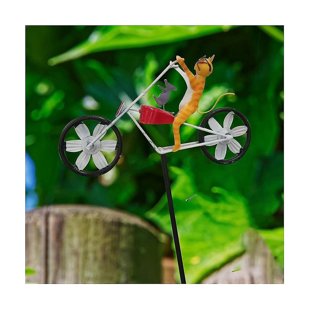 Vintage Bicycle Wind Spinner,metal Couple Spinner Art, And Mouse ...