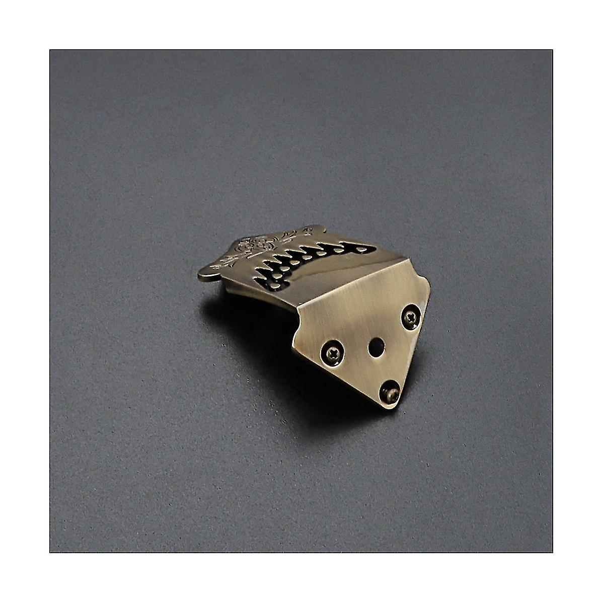 Mandolin Bronze Tailpiece For 8-ring String 3-6 String Cigar Box Guitar ...