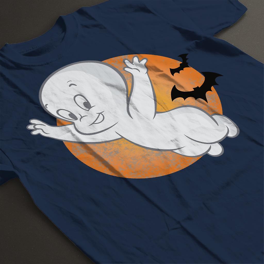 Casper The Friendly Ghost Moon Flying Men's T-Shirt | Fruugo US