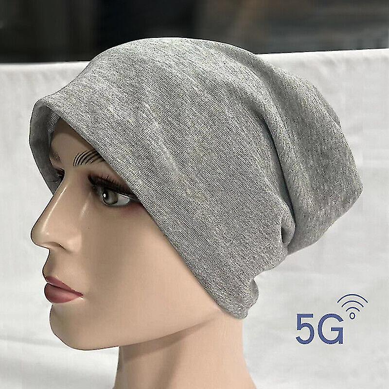 Silver Anti Radiation Beanie Emf Protection Hat Rf/microwave Protection ...