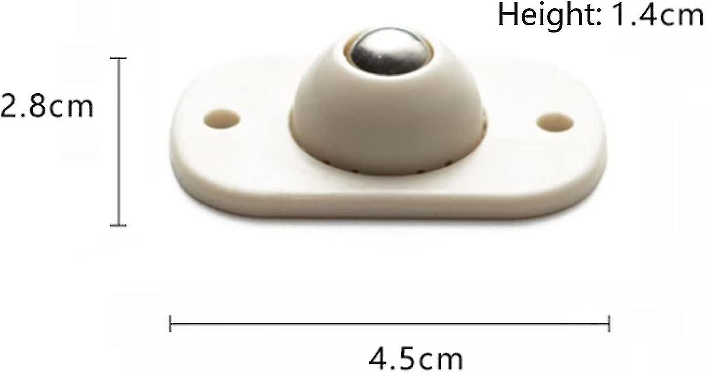 12 Pcs Mini Self Adhesive Caster, Plastic Ball Transfer Casters ...