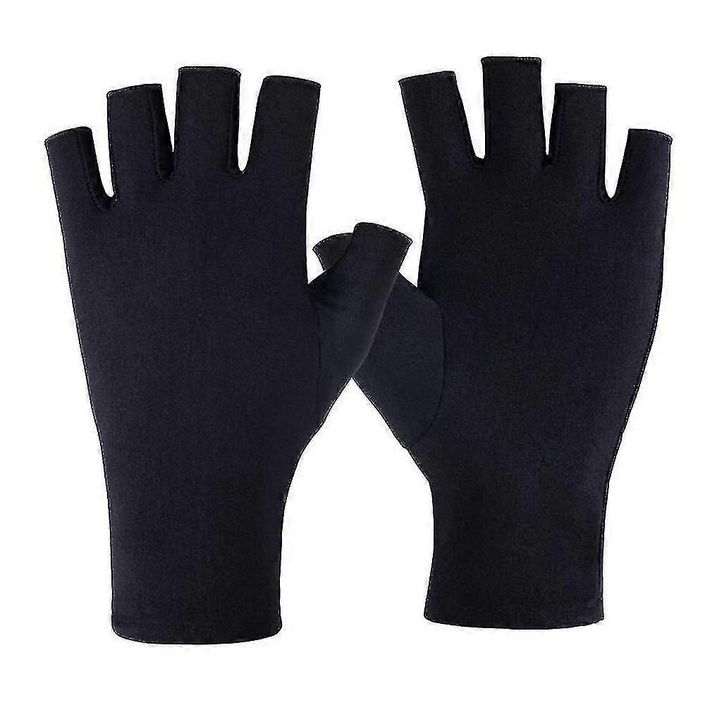 Uv Protection Fingerless Gloves Lightweight Stretchy Sun-proof ...