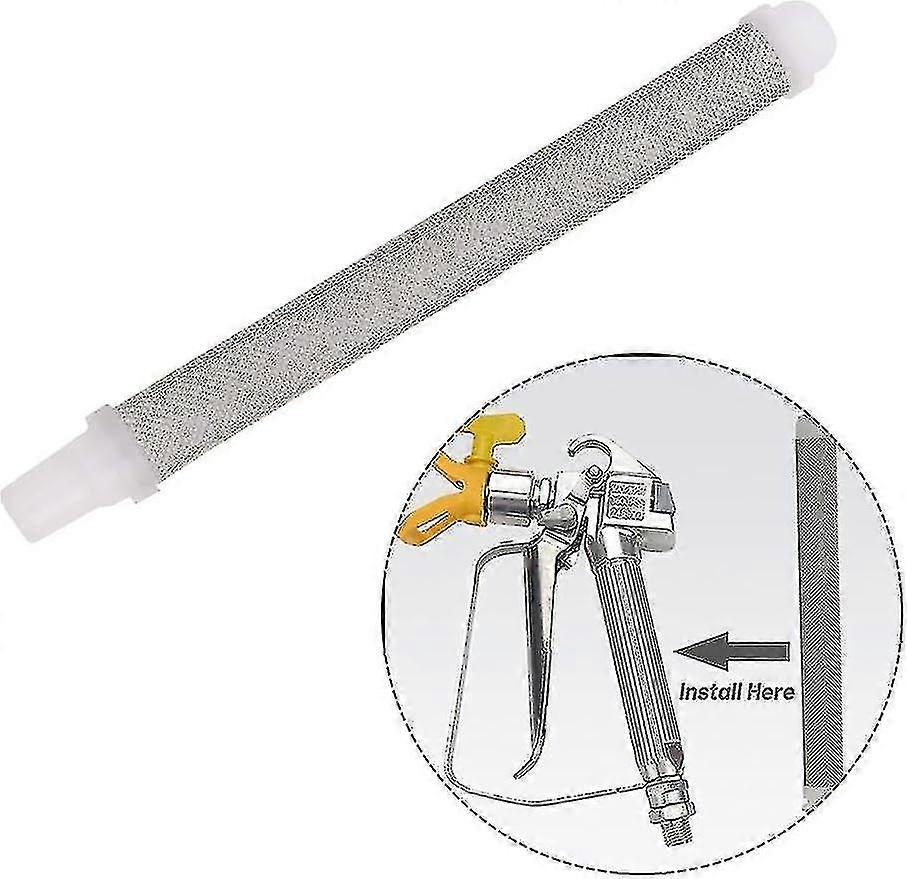 5 Pieces Airless Spray Gun Filter Elements 60 Mesh Nozzle Airless Paint ...