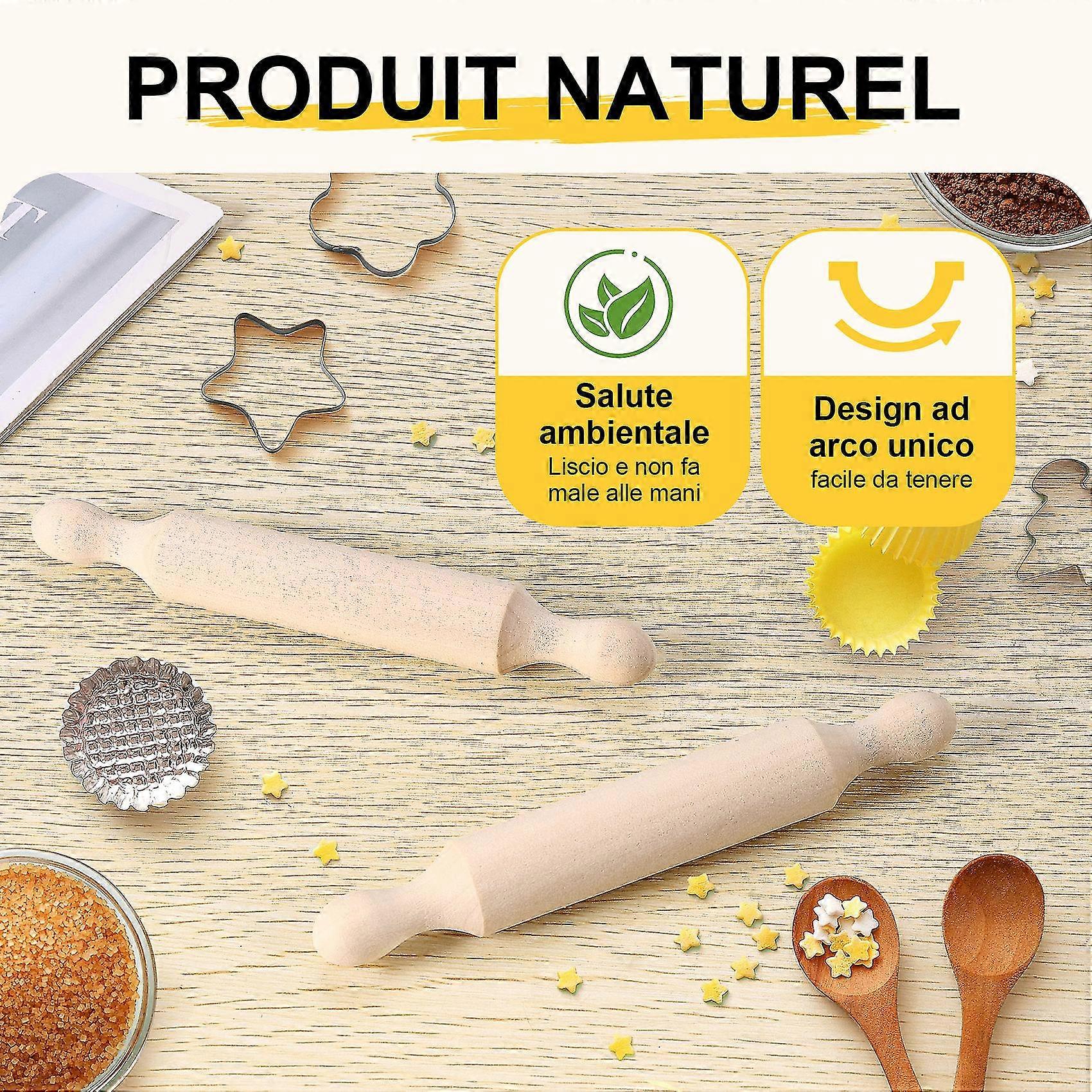 Wooden Mini Rolling Pin 6 Inches Long Kitchen Baking Rolling Pin Small ...