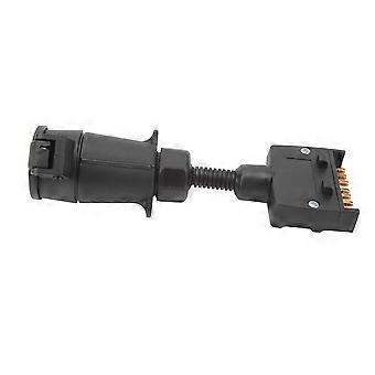 Trailer Adapter Plug 7 PIN Round Female to Flat Male Simple to Operate ...