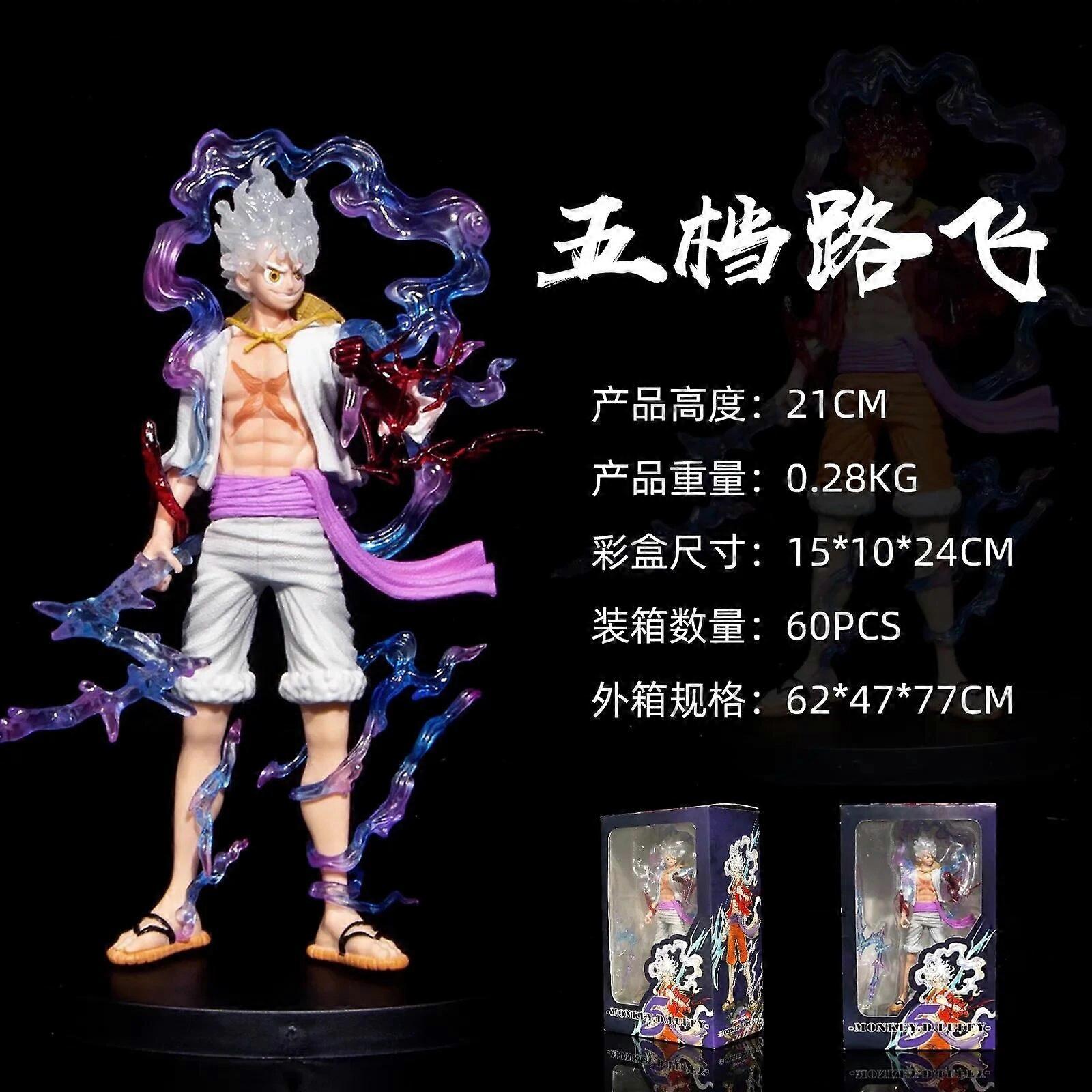 One Piece Figure Luffy Gear 5 Anime Figures Sun God Nika Luffy Figurine ...