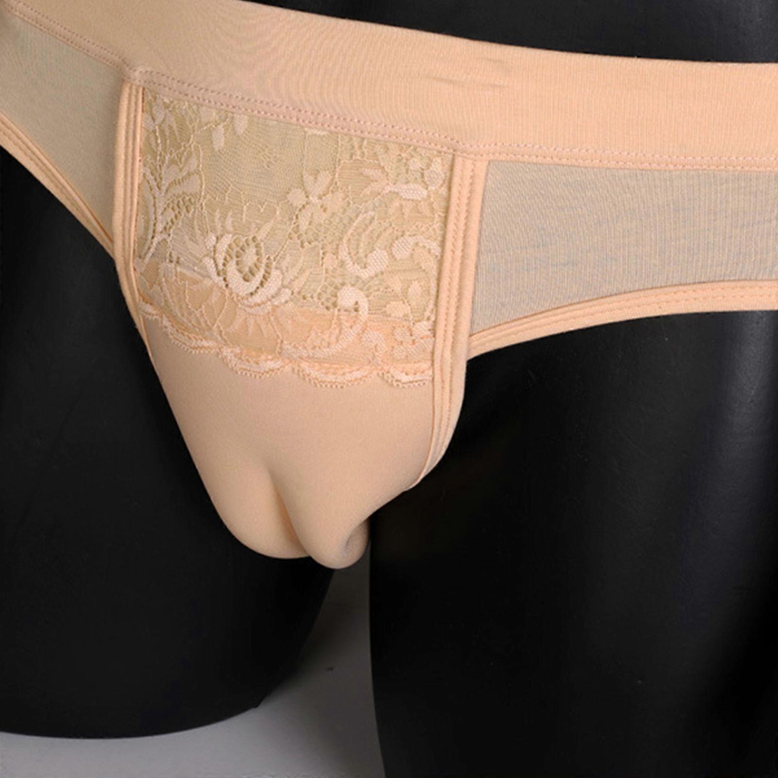 Crossdressing Men's Hiding Gaff Panties Transgender Silicone Vulva ...