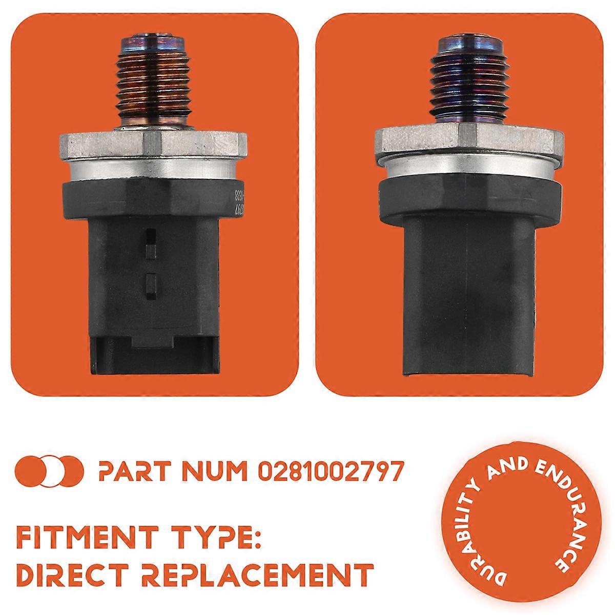 Fuel Rail Pressure Sensor Pressure Relief Valve Fuel Rail Sensor ducer ...