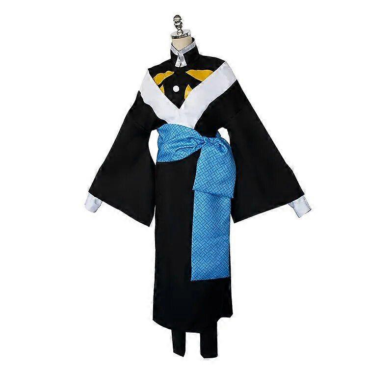 Anime Demon Slayer Cosplay Kaigaku Kimono Man Costume | Fruugo UK