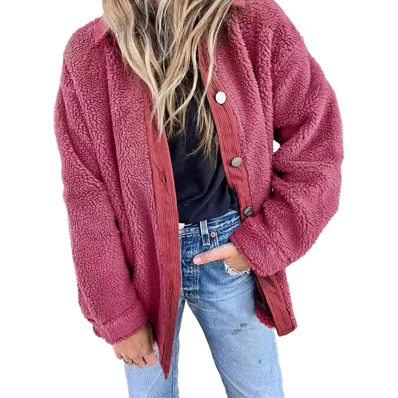 Soft and Warm Winter Tops with Charming Button Detail Long Sleeve ...