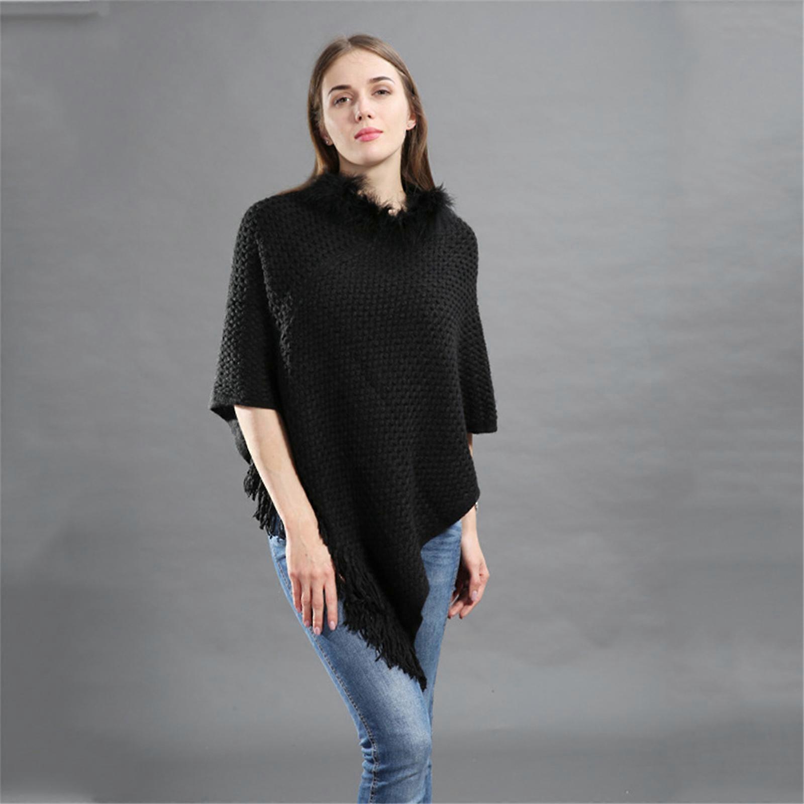 Women Shawl Wrap Poncho Ruana Cape Cloak Shawl Cape Poncho Cape Shawl Wrap Cape Shawl For Women ...